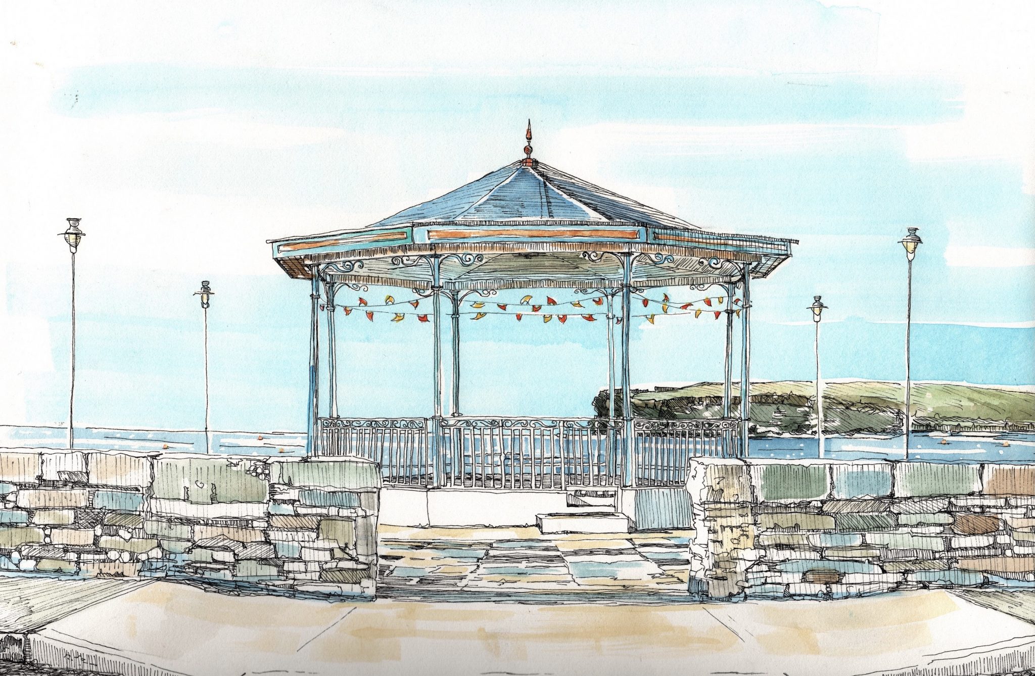 Bandstand Kilkee, Georges Head - Kilbaha Gallery | Ireland’s ...