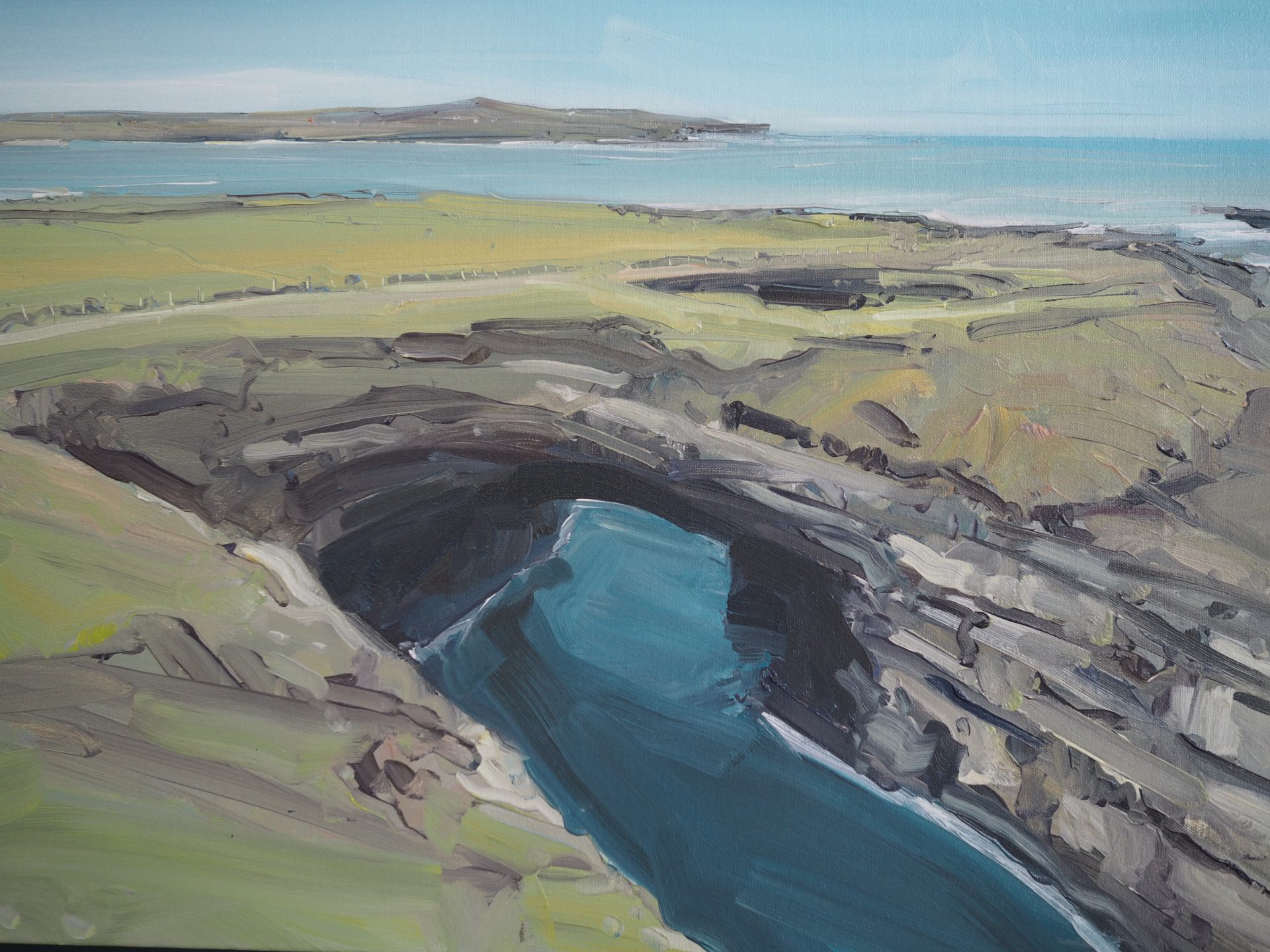 Bridges of Ross Co Clare by Kaye Maahs for Kilbaha Gallery