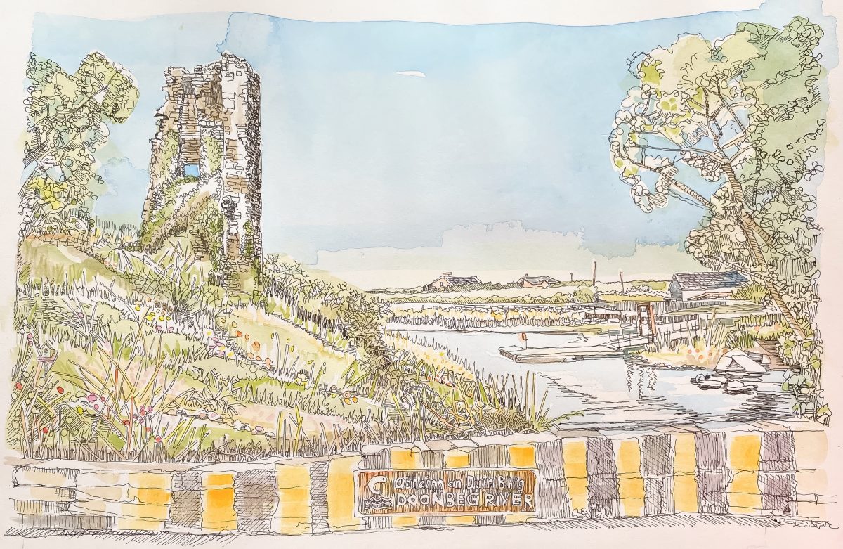 Doonbeg Castle by Ruth Wood