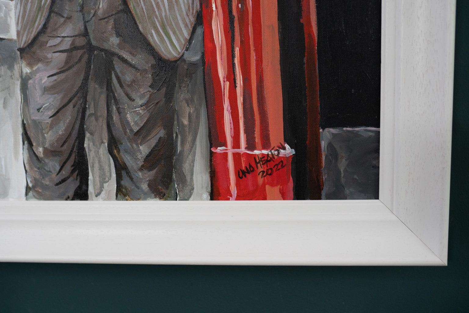 Outside the Pub, Lahinch Co Clare by Una Heaton