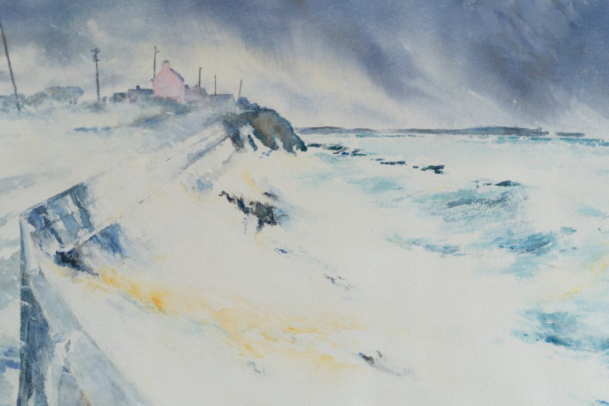 Quilty A Gale at Clogher Point by Phil Brennan