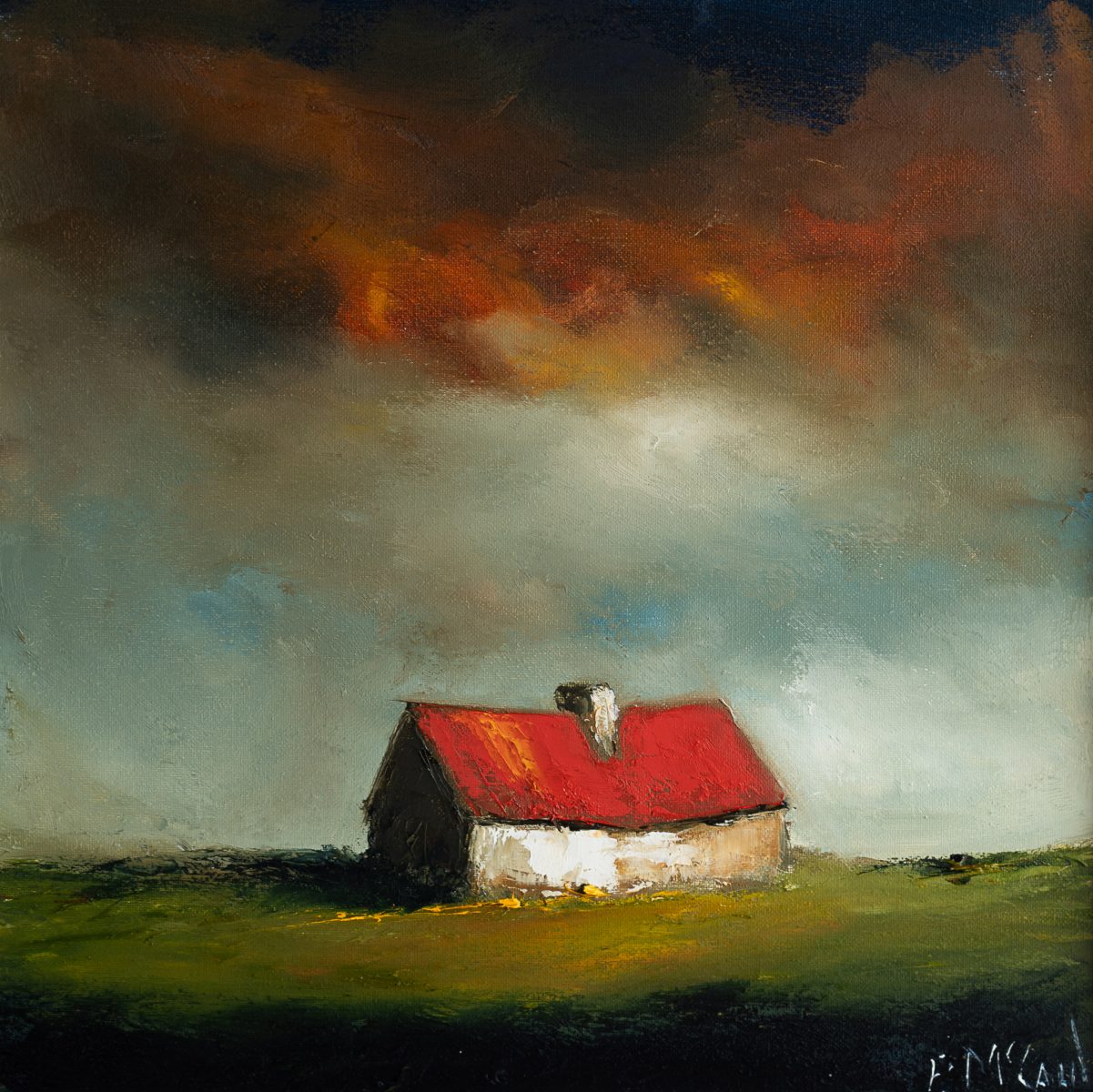 Storm Cottage by Padraig McCaul for Kilbaha Gallery