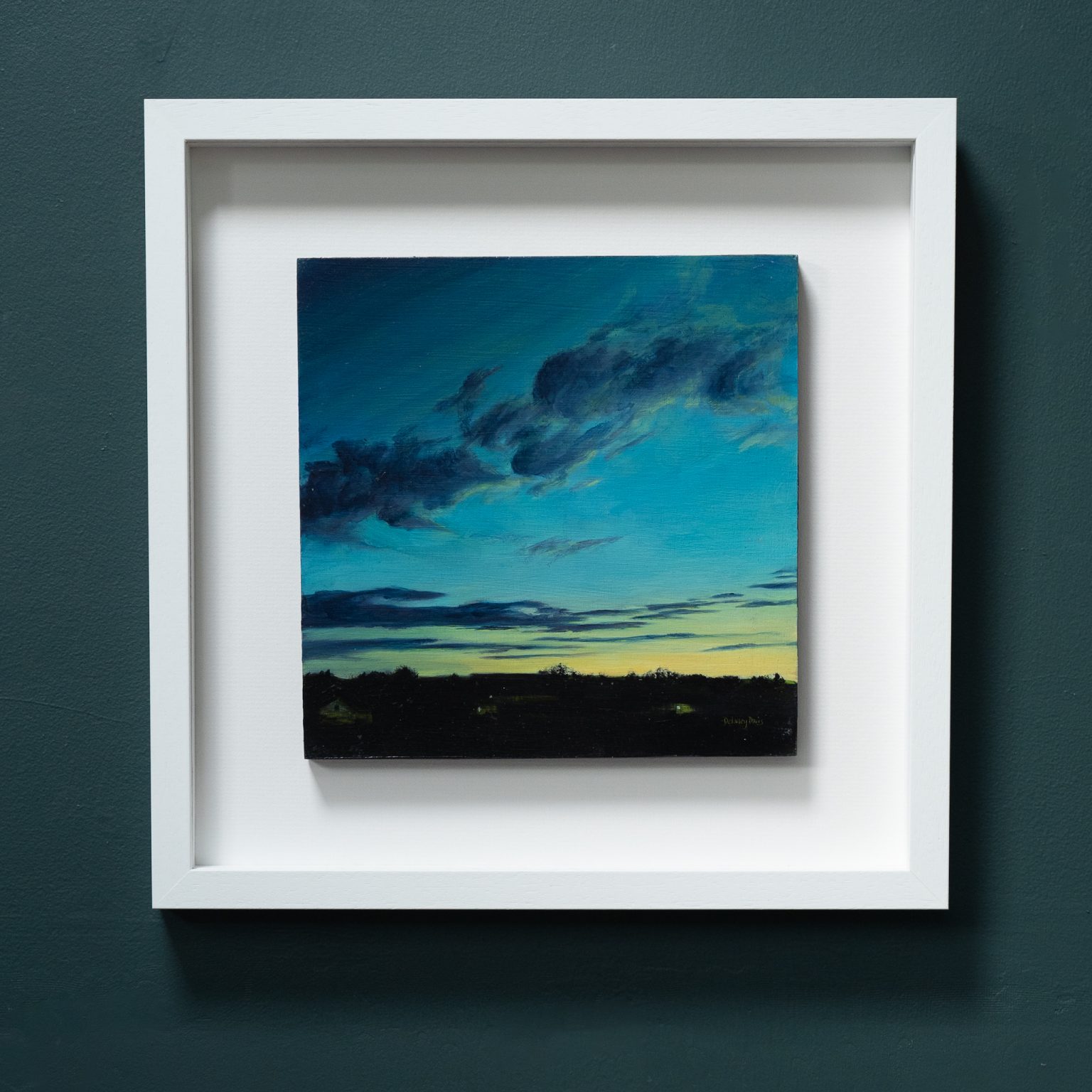 Blue Summer Sunset by Delaney Davis for Kilbaha Gallery