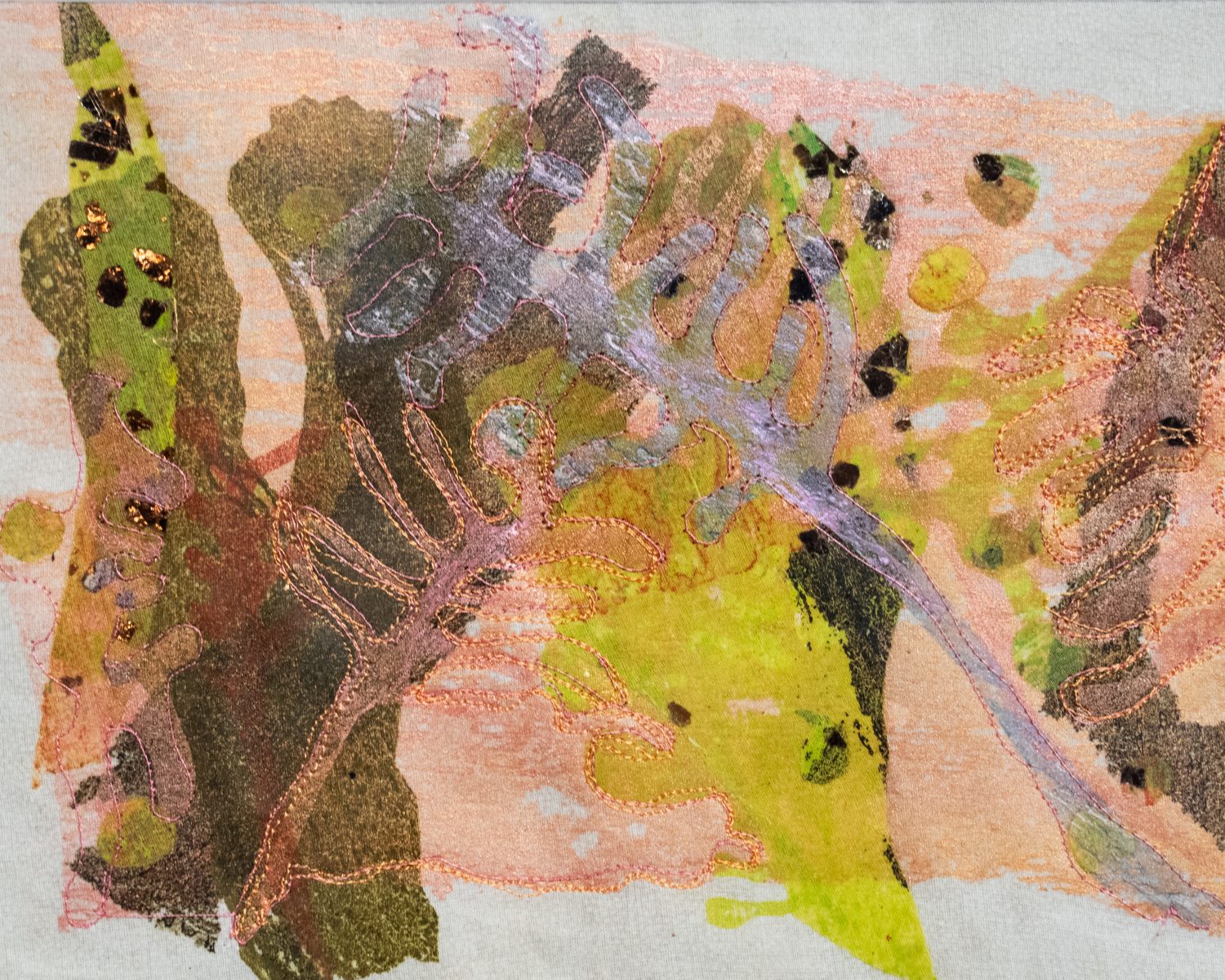 Ross Seaweed II by Kim Thittichai for Kilbaha Gallery textile art