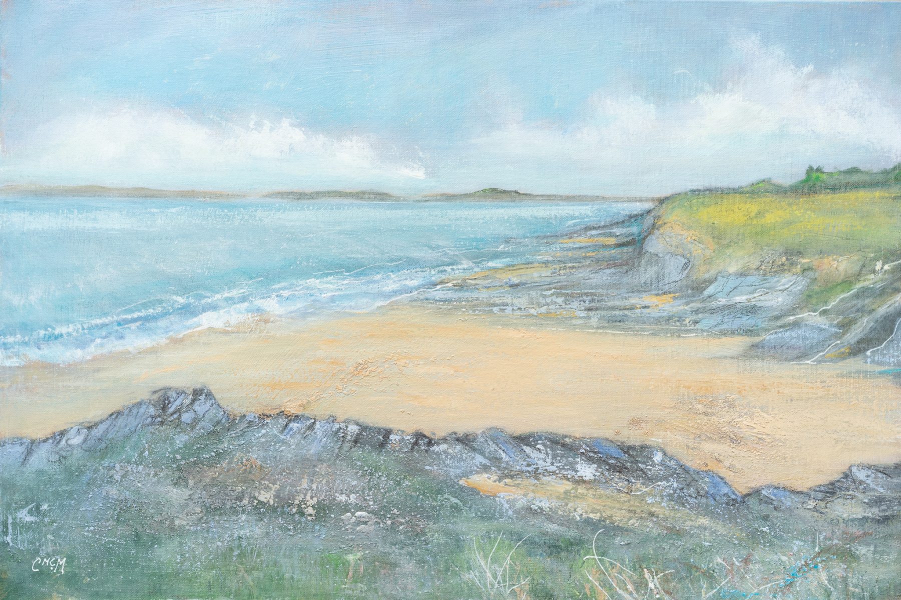 Glasheen Beach by Claire McMahon for Kilbaha Gallery