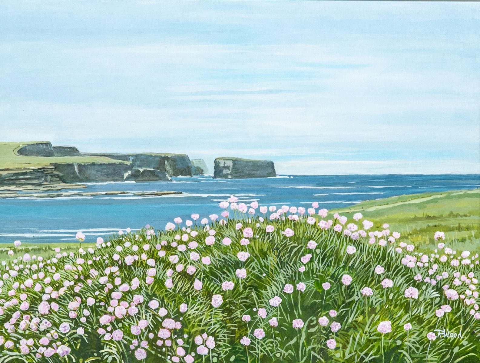 Georges Head to Bishops Island by Ruth Wood for Kilbaha Gallery