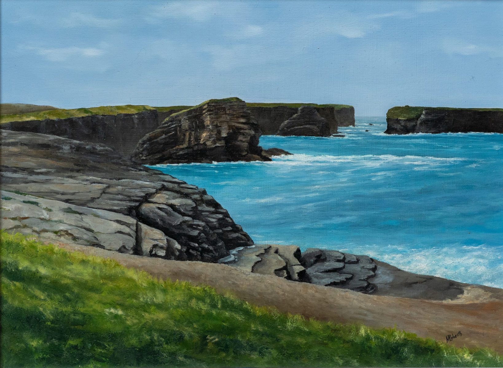 Bishop's Island Kilkee by Mary Roberts for Kilbaha Gallery