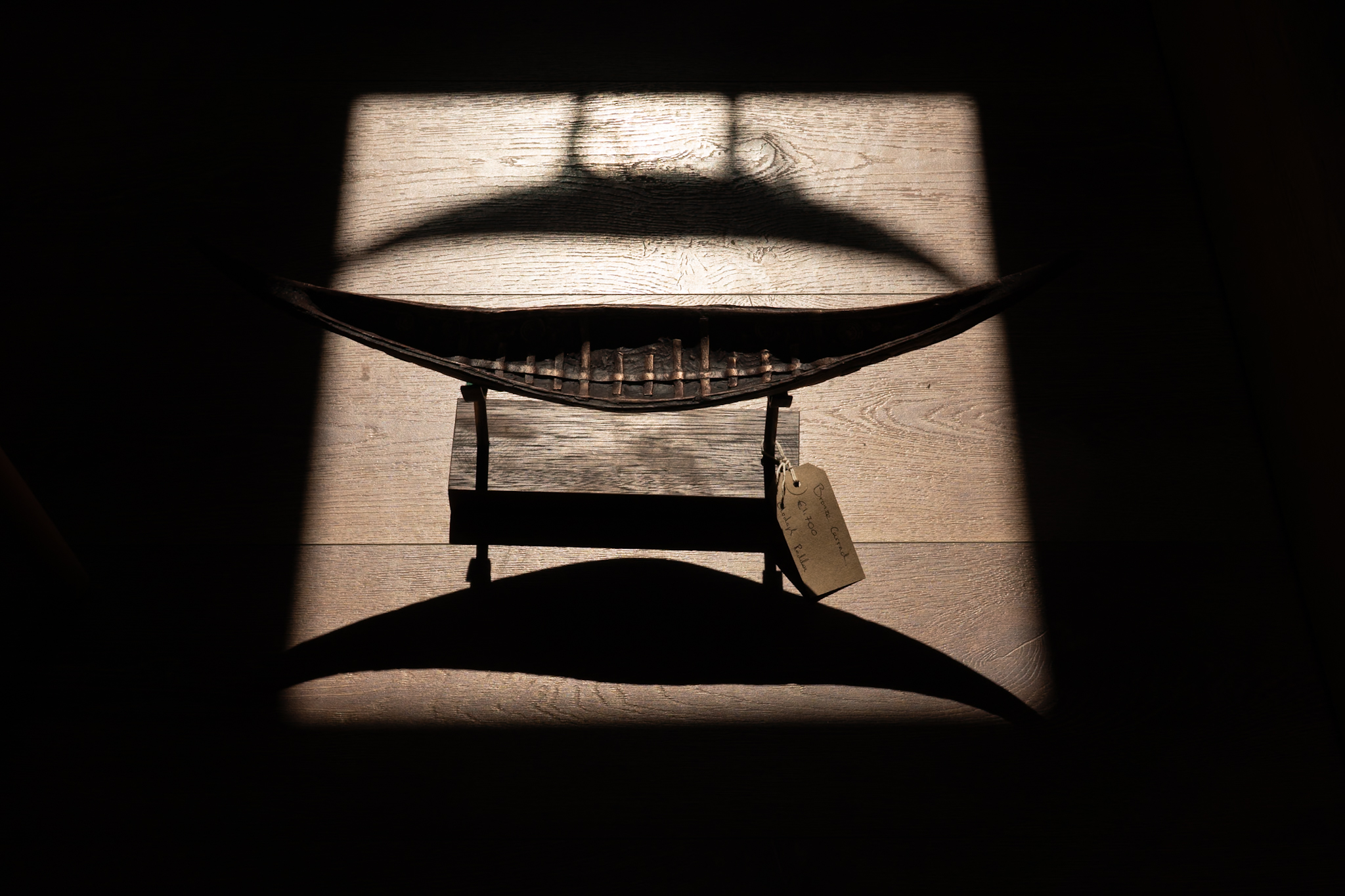 Bronze Currach on Stand by Clodagh Redden for Kilbaha Gallery